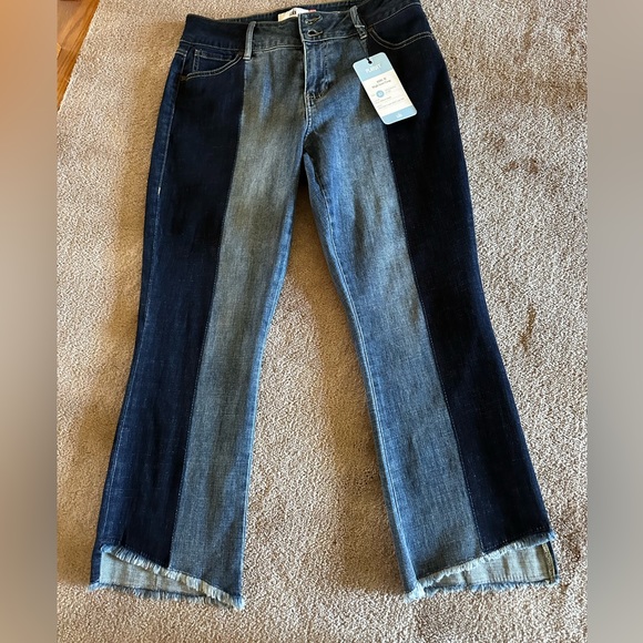 CAbi | Jeans | Cabi Two Toned Crop Denim | Poshmark